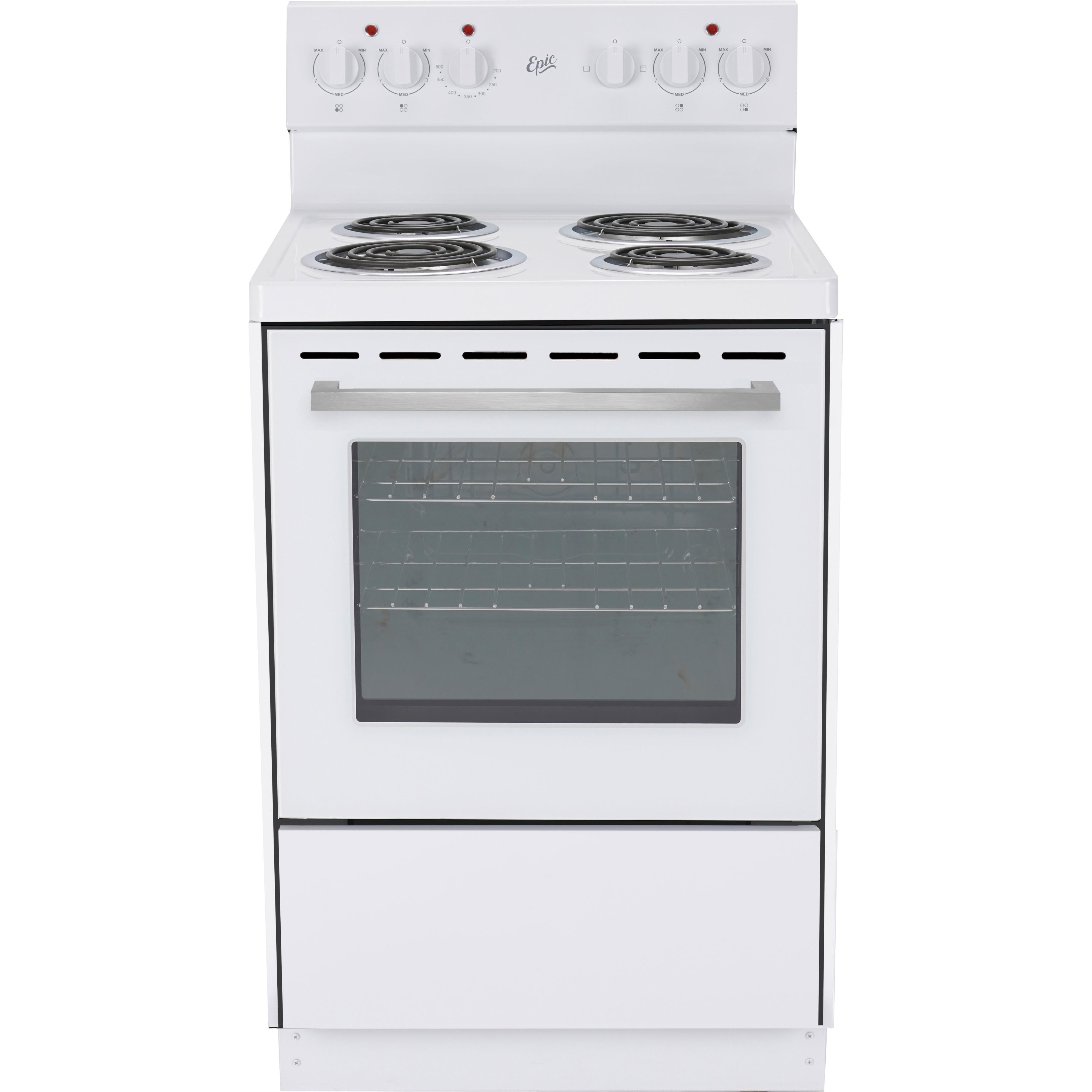 Epic 24-inch Freestanding Electric Range EER239W-2 | Elmira Home ...