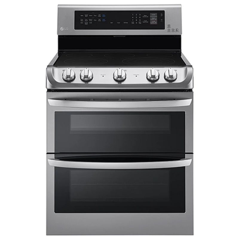 LG 30 7.3 cu Double Oven Glass Top Range LREL6321S Refurbished